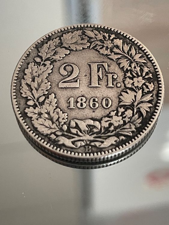2 Franken 1860 (Gebraucht) in Urdorf für CHF 55 – mit Lieferung auf Ricardo kaufen