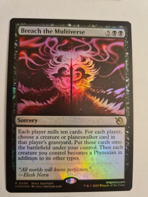 MTG, Breach the Multiverse, MOM-0094, FOIL (Neu (gemäss Beschreibung ...