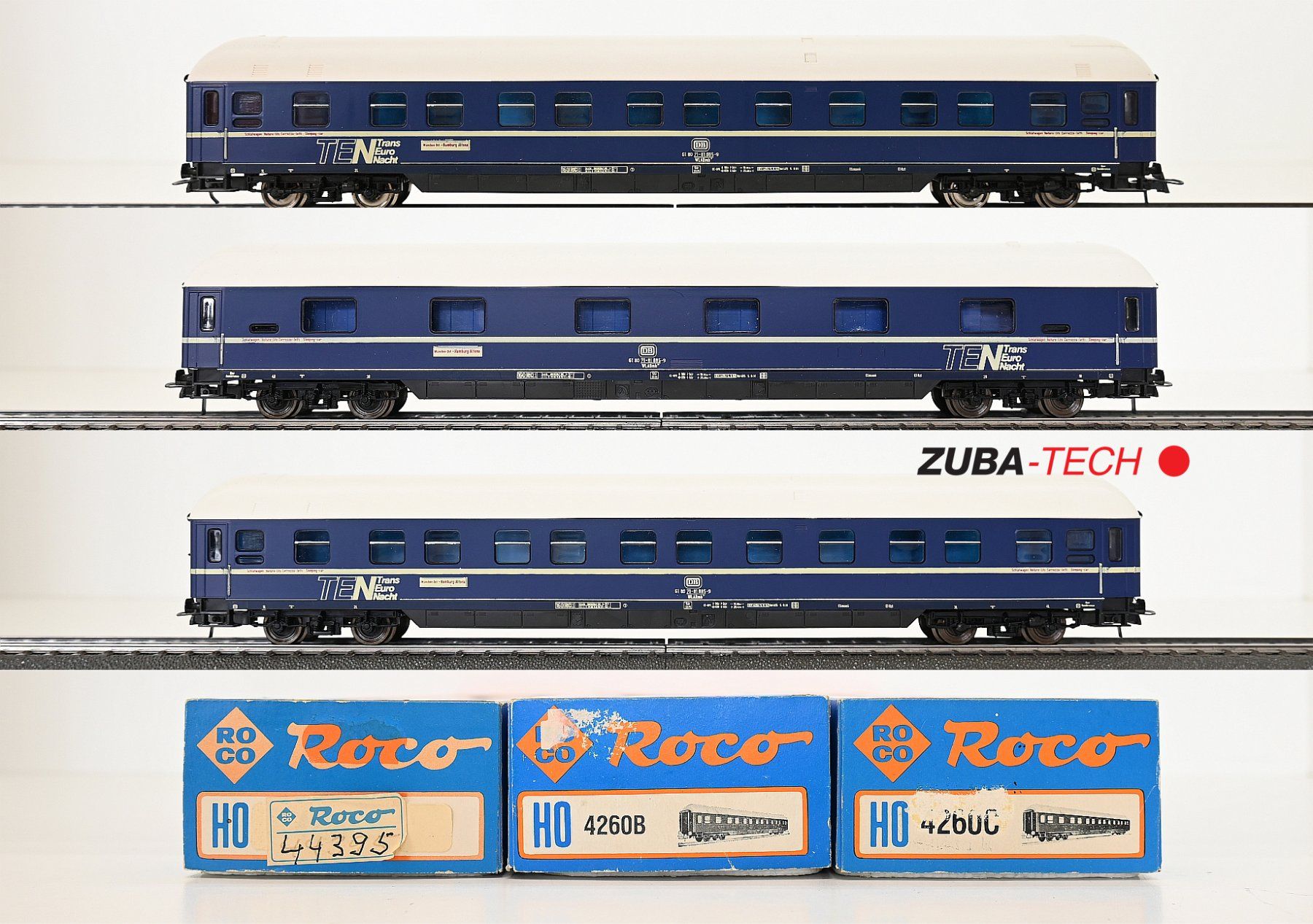 Roco 3x Schlafwagen der DB der SBB, H0 GS mit OVP (Gebraucht) in St. Gallen für CHF 15 – mit ...