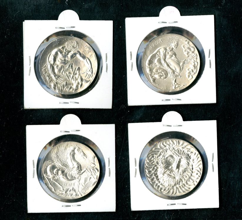 Hans Erni Silber Münzen "Die 4 Elemente" | Kaufen auf Ricardo