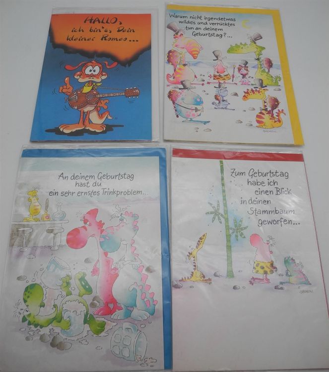 4 Geburtstagskarten, Nr. 79b (Neu und originalverpackt) in Kottwil für CHF 9.9 – mit Lieferung ...