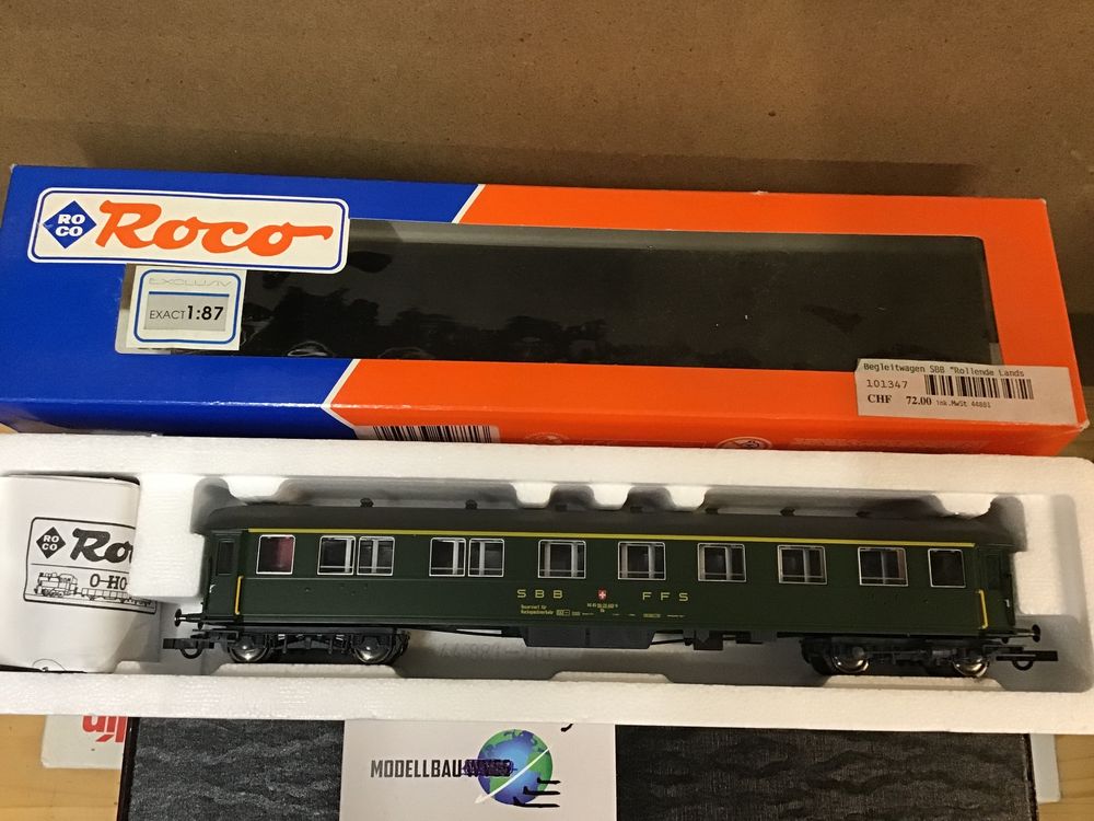 Roco SBB Personenwagen "Rollende Lands" H0 (Neu und originalverpackt) in Hombrechtikon für CHF ...