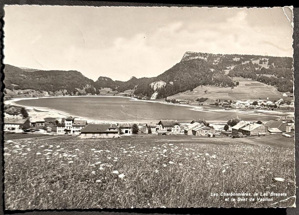 AK: Les Charbonnières, le Lac Brenets et la Dent de Vaulion (Gebraucht ...