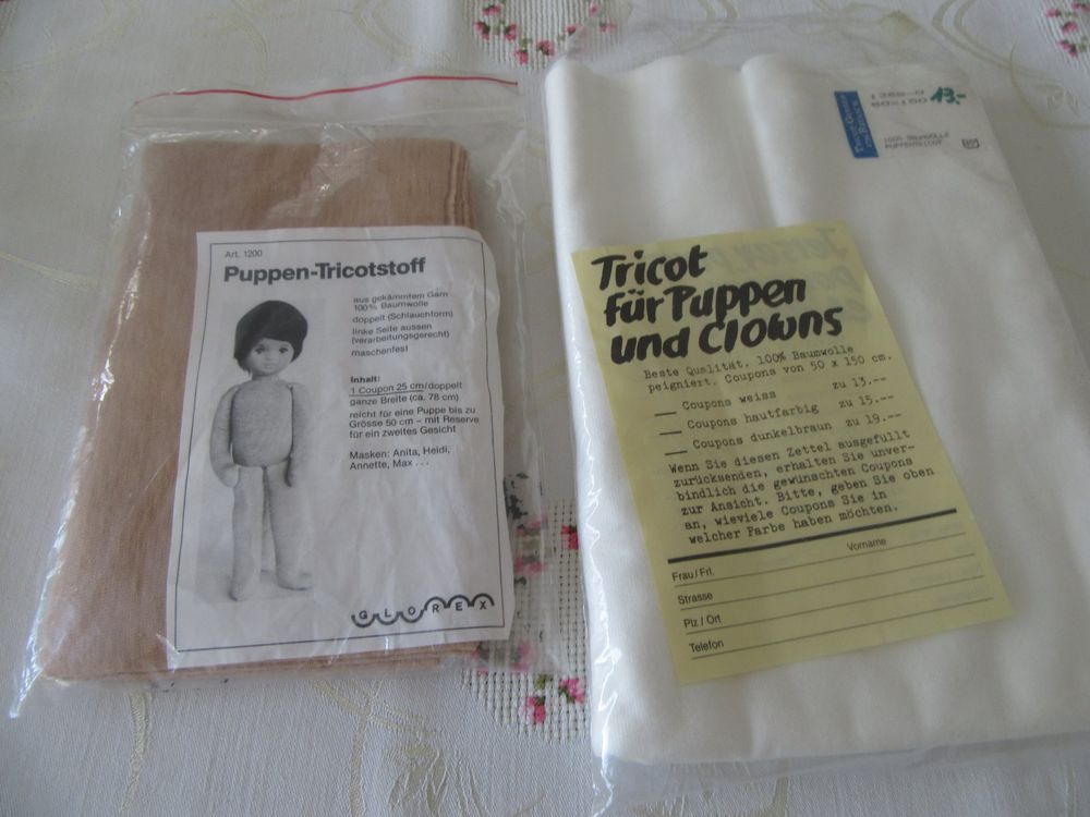 Stofftricott für Krippenfiguren/ Puppen (Neu (gemäss Beschreibung)) in ...