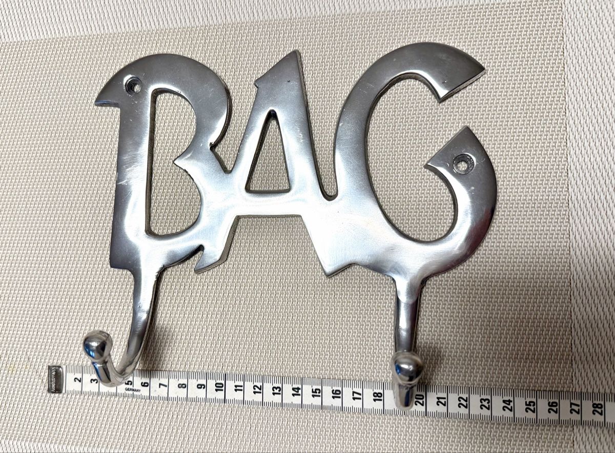 BAG Taschenhalter Metall Vintage Design 🧥 (Neu (gemäss Beschreibung ...