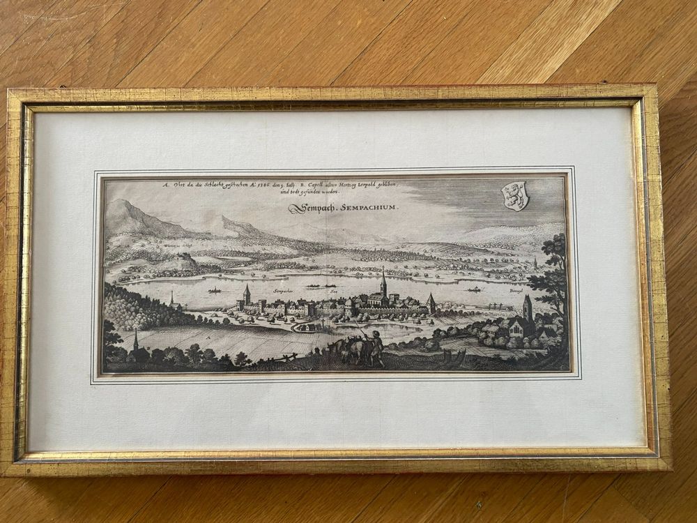 Kupferstich original Sempach | Kaufen auf Ricardo