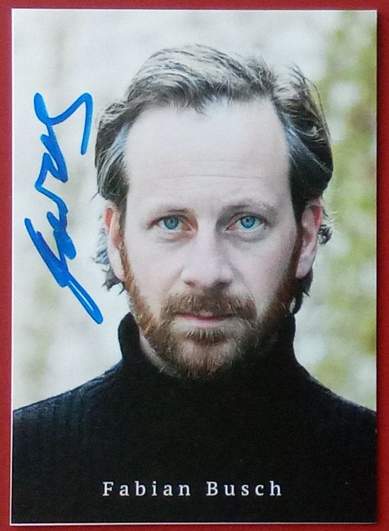 Fabian Busch Autogramm signiert Fotopostkarte 10x15cm (Gebraucht) in Bischofszell für CHF 3 ...
