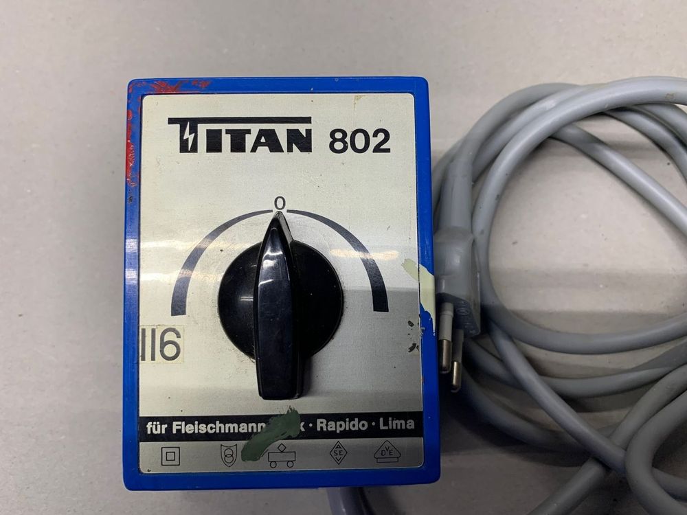 Titan DC Trafo Typ 802 (Gebraucht) in Villmergen für CHF 11 – mit ...