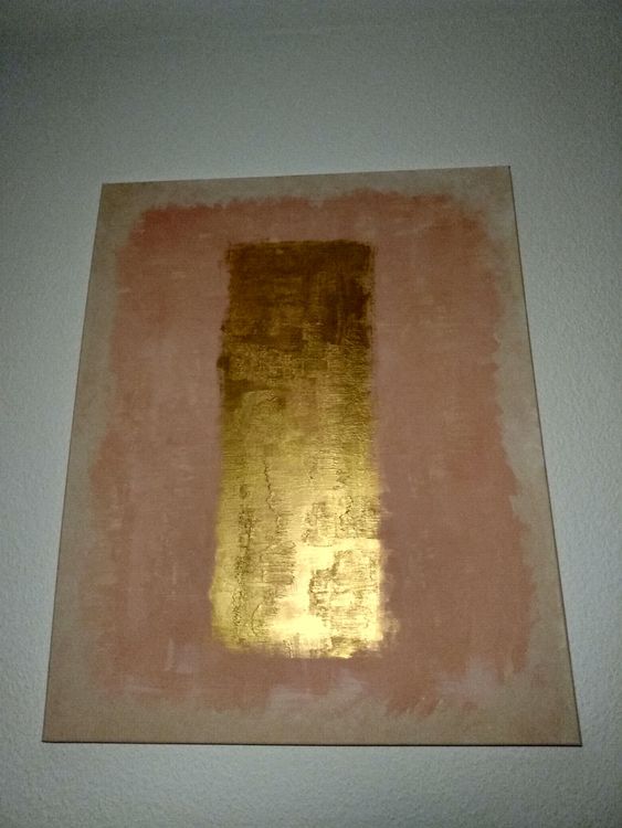 Unikat abstrakt Bild mit goldenen Motiven, XL | Kaufen auf Ricardo