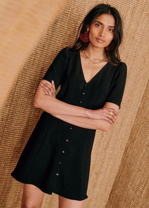 Sezane Kleid - Lily Gr. 36 Neu mit Etikett- schwarz | Kaufen auf Ricardo