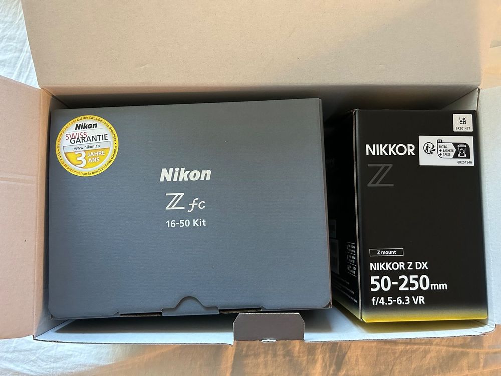NIKON Z fc + 16–50 VR + 50–250 VR Kit neuwertig (Gebraucht) in für CHF ...