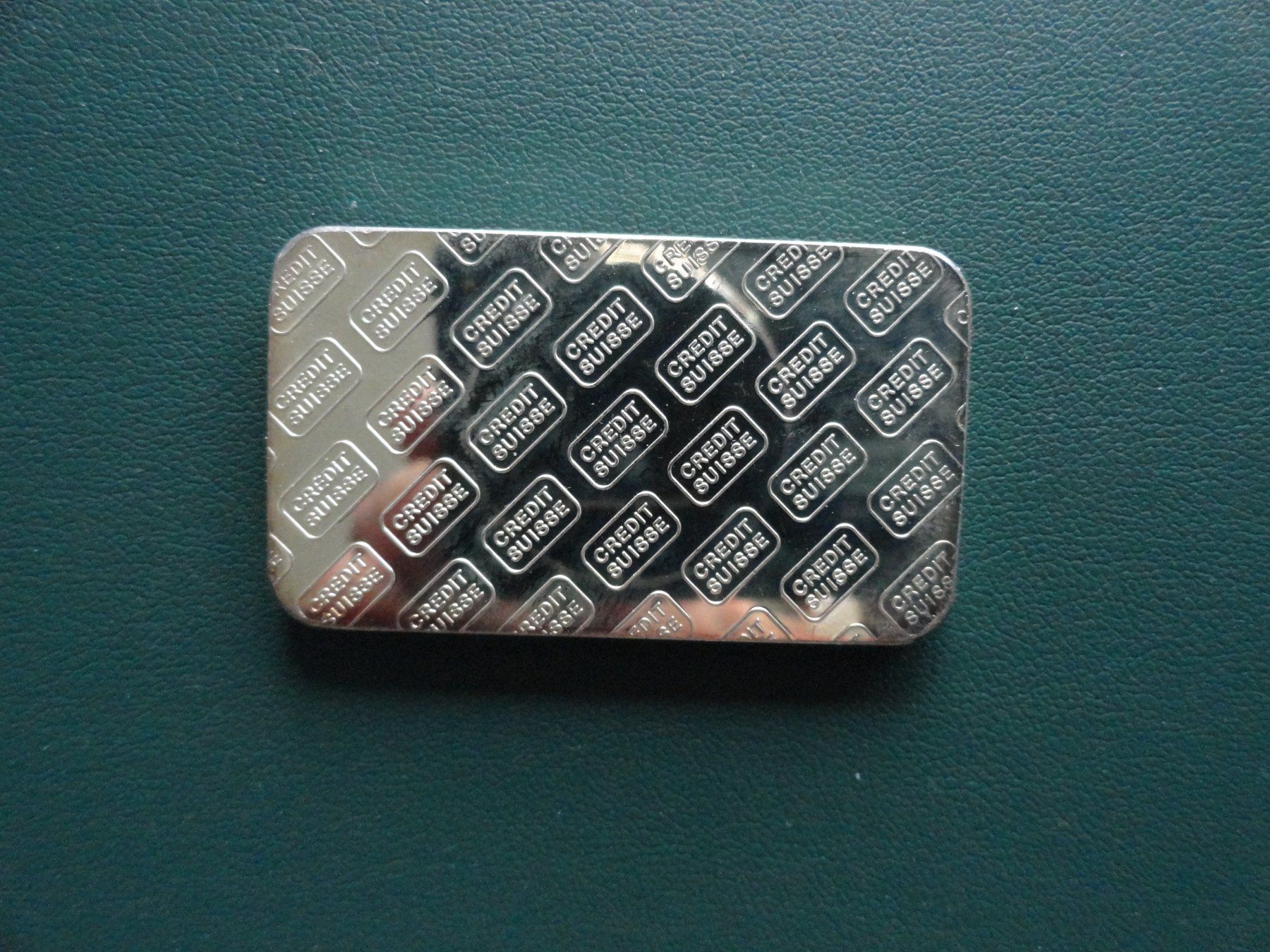 Credit Suisse Silberbarren 1 Unze 999.0 Feinsilber Barren (Neu (gemäss ...
