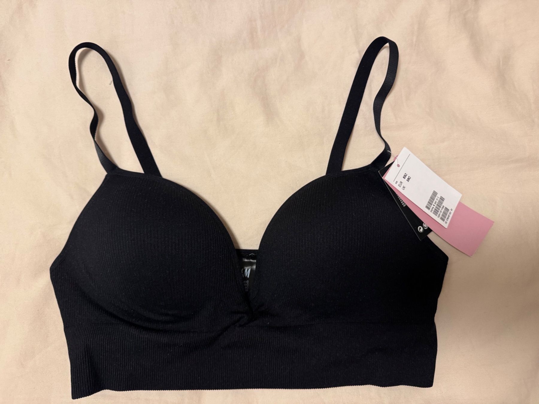 Schwarzer H&M BH, Grösse 85C - Neu mit Etikett! (Neu und ...