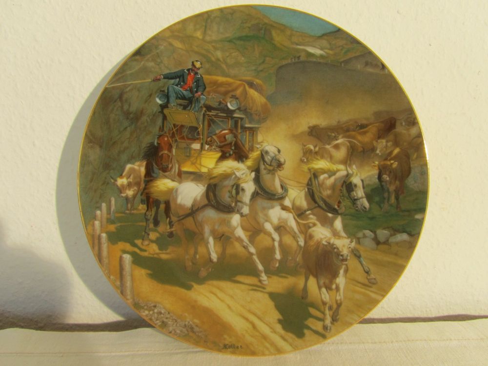 Sammelteller "Gotthardpost" Rudolf Koller, limitierte Auf... (Neu ...