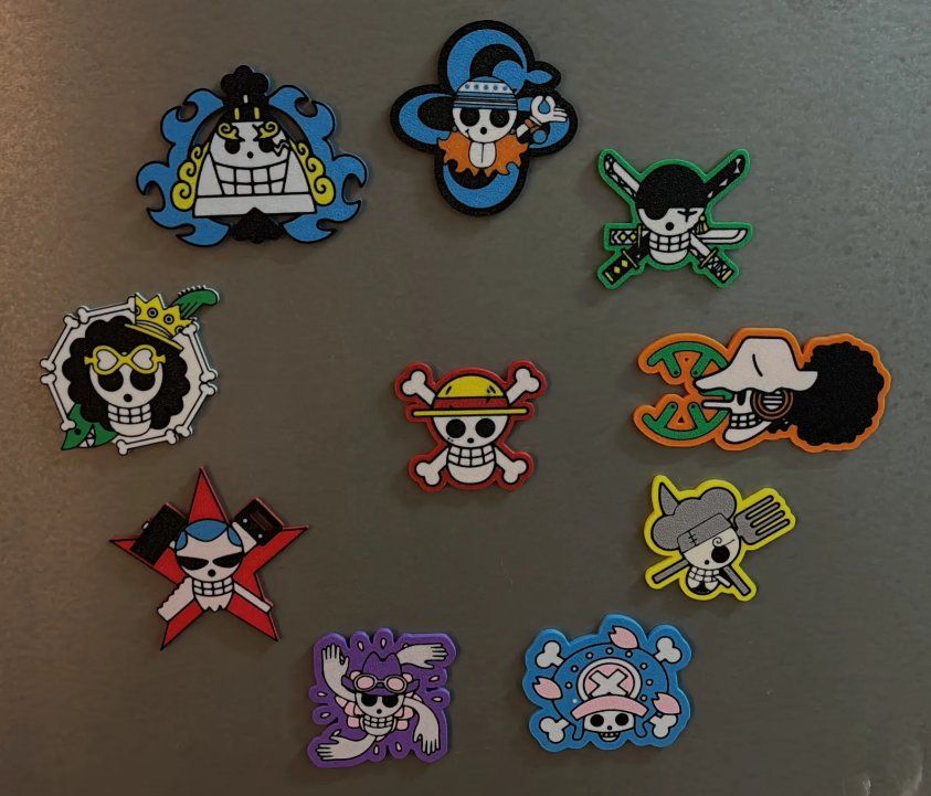 9 One Piece Magnete Figuren One piece (Neu (gemäss Beschreibung)) in ...