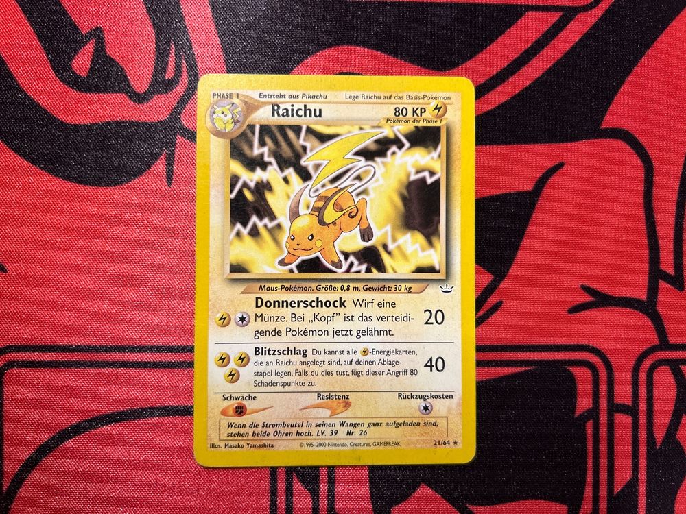 Pokemon Raichu Neo Revelation Set | Kaufen auf Ricardo