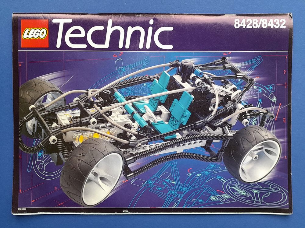 LEGO Technic Bauanleitung 8428 / 8432 Supersonic Car 1998 (Gebraucht ...