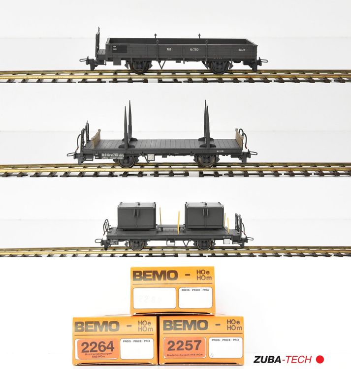 Bemo 3x Güterwagen der RHB H0m GS mit OVP (Gebraucht) in St. Gallen für CHF 31 – mit Lieferung ...