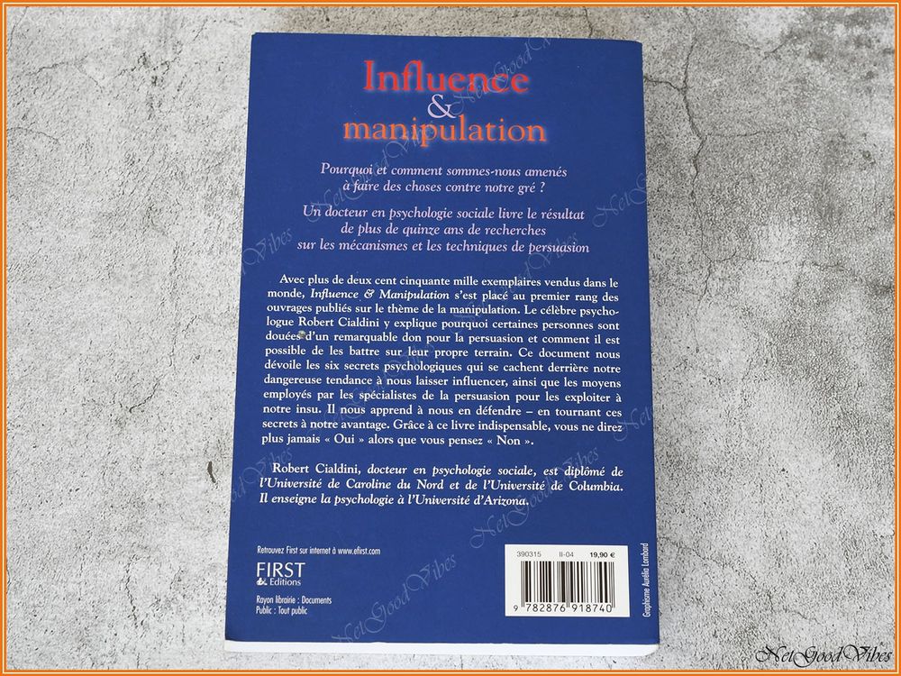 Influence et manipulation - Robert Cialdini - 2004 | Kaufen auf Ricardo