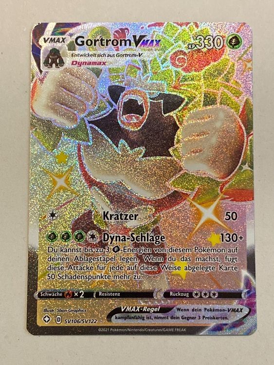 Pokemonkarte Gortrom Vmax Shiny (Neu (gemäss Beschreibung)) in Stadel ...