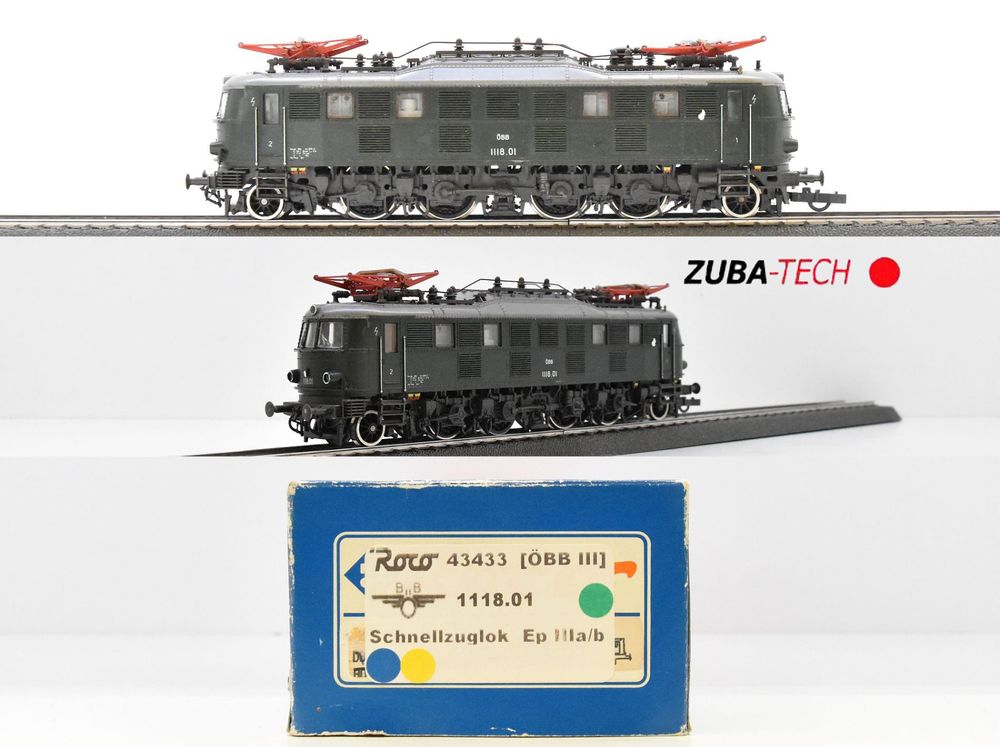 Roco 43433 E-Lok Rh 1118.01 ÖBB H0 GS Analog mit OVP (Neu (gemäss ...