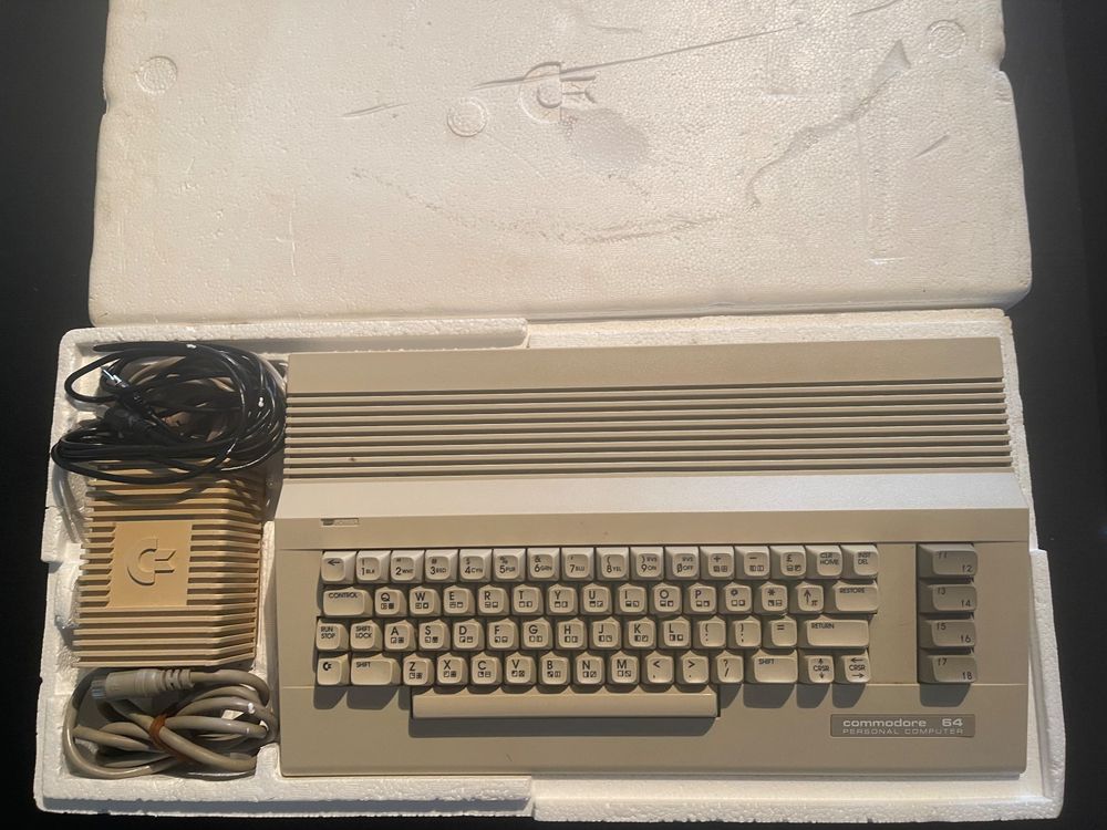 Commodore 64 II mit Disklaufwerk 1541 II (Gebraucht) in Bremgarten b ...