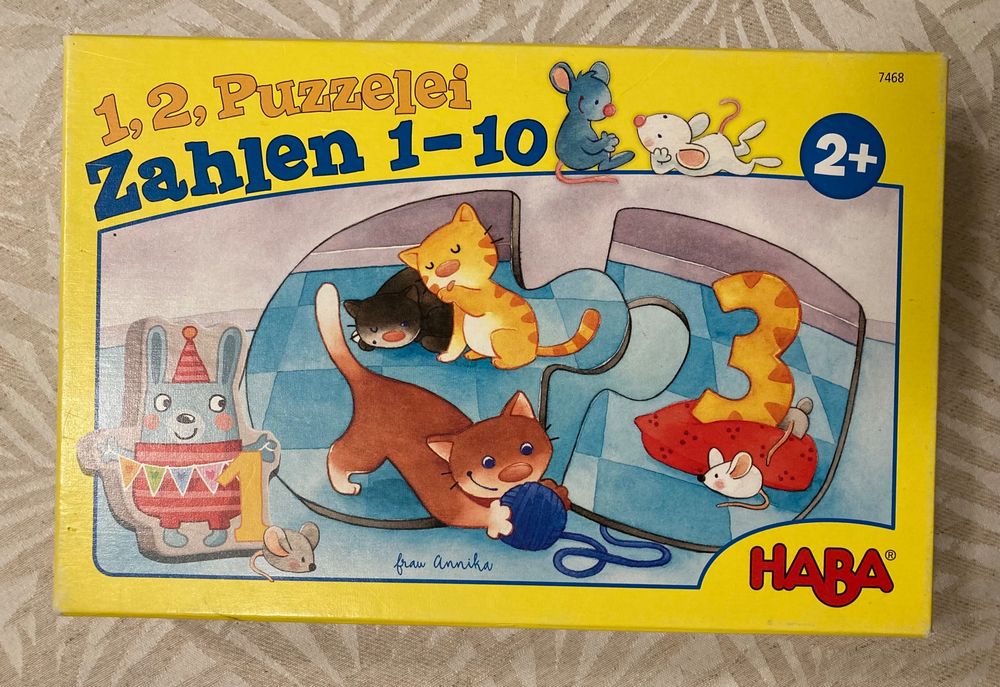 Zahlen Puzzle 1 10 Von Haba Kaufen Auf Ricardo