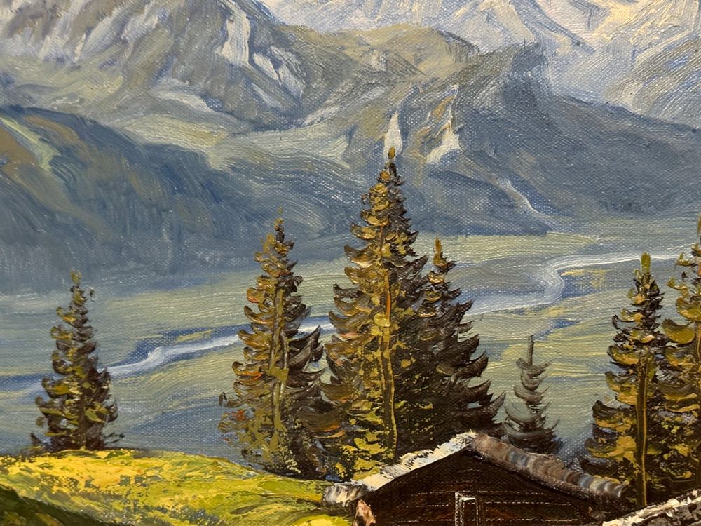 EMIL FREI (1882-1955) Paysage "Le Rhône" huile sur toile | Kaufen auf ...