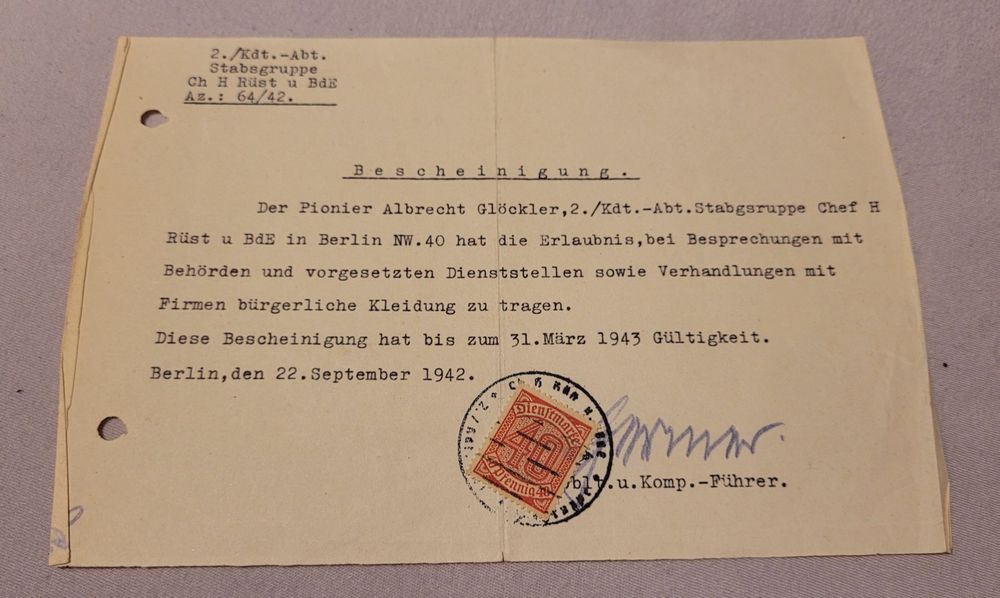 Dokument 2.WK | Kaufen auf Ricardo