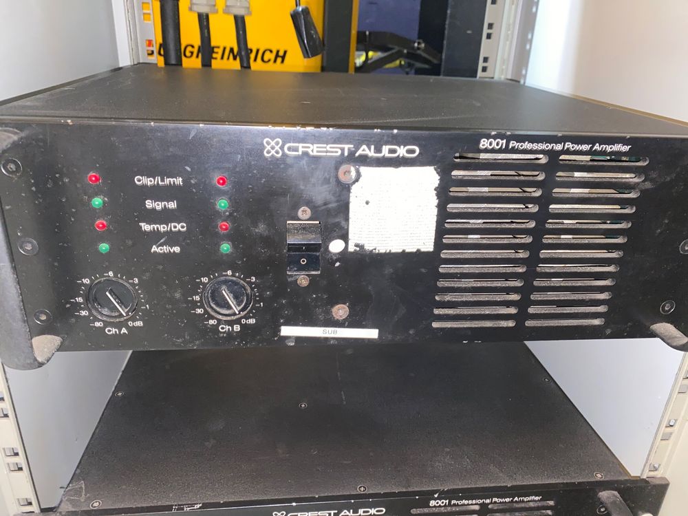 Crest audio 8001 verstärker | Kaufen auf Ricardo