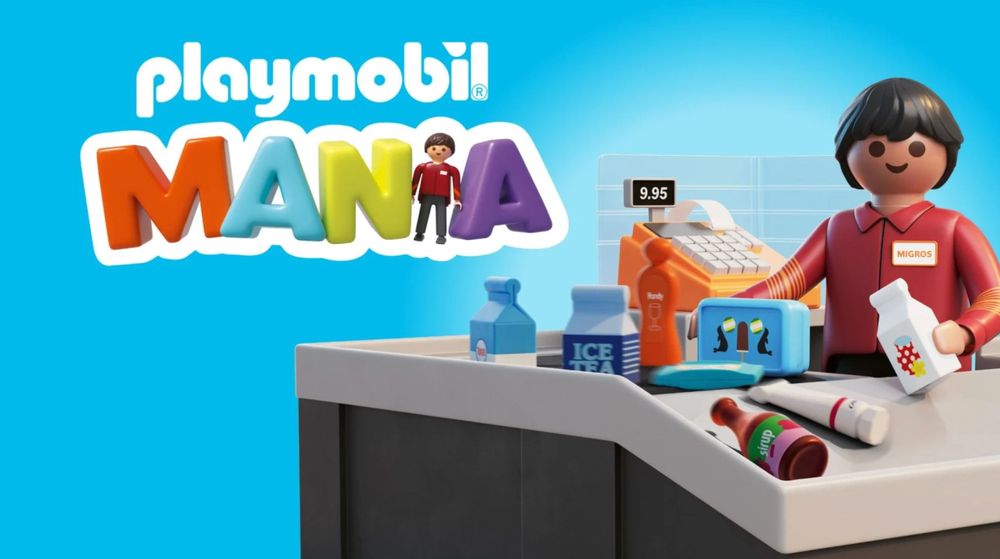22 X Migros Playmobil Mania Sticker unbenutzt (Neu (gemäss Beschreibung ...