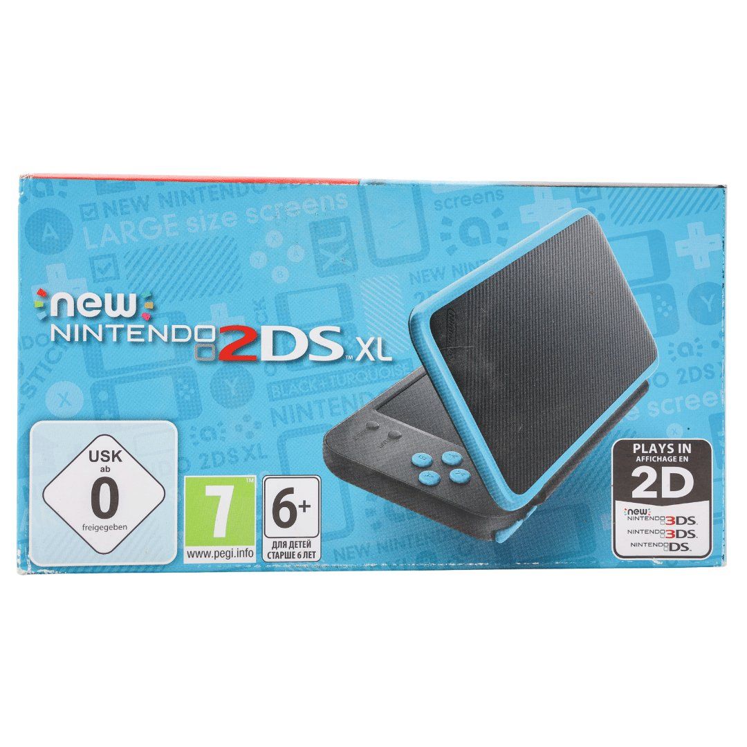 New Nintendo 2DS XL Black + Turquoise - 3DS - NEW (Neu und ...