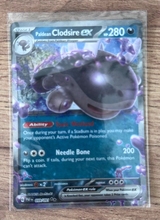 Clodsire ex 059/091 Pokemon Paldean Fates PAF / | Kaufen auf Ricardo