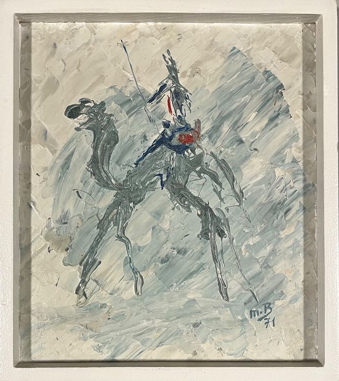 Don Quiot Gemälde Monogrammiert | Kaufen auf Ricardo