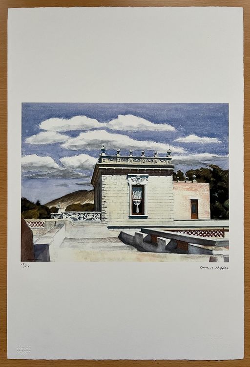 Edward Hopper « Saltillo Mansion » 29/150 (Neu (gemäss Beschreibung ...