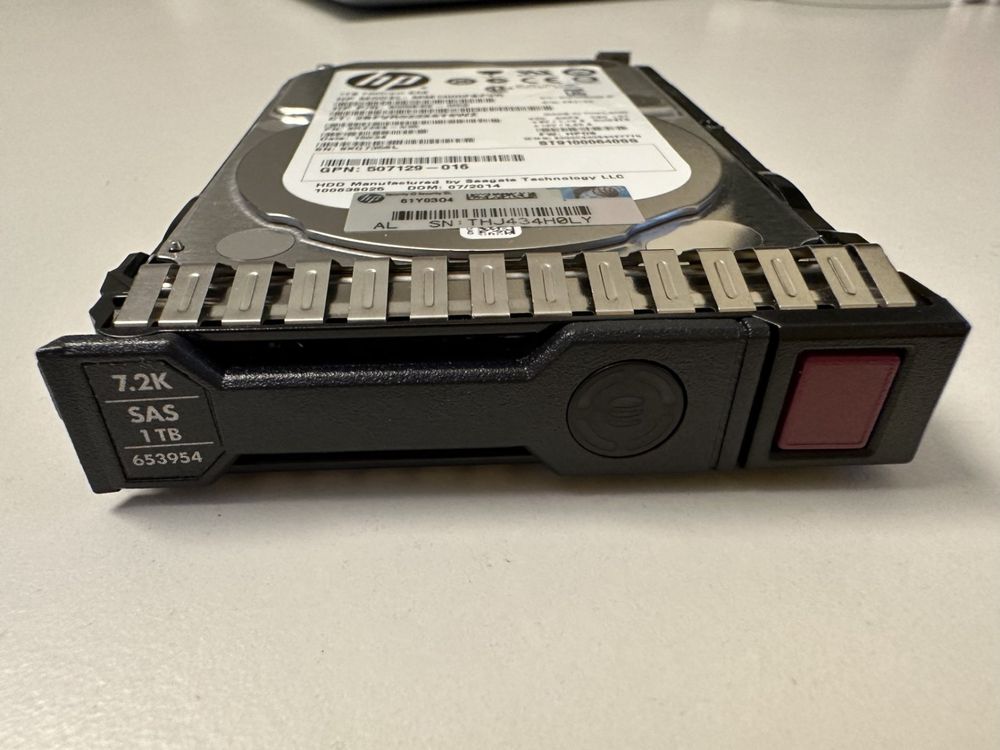 1TB SAS DP 6G 7.2k SFF, Spare: 653954-001 (Gebraucht) in Münsingen für ...