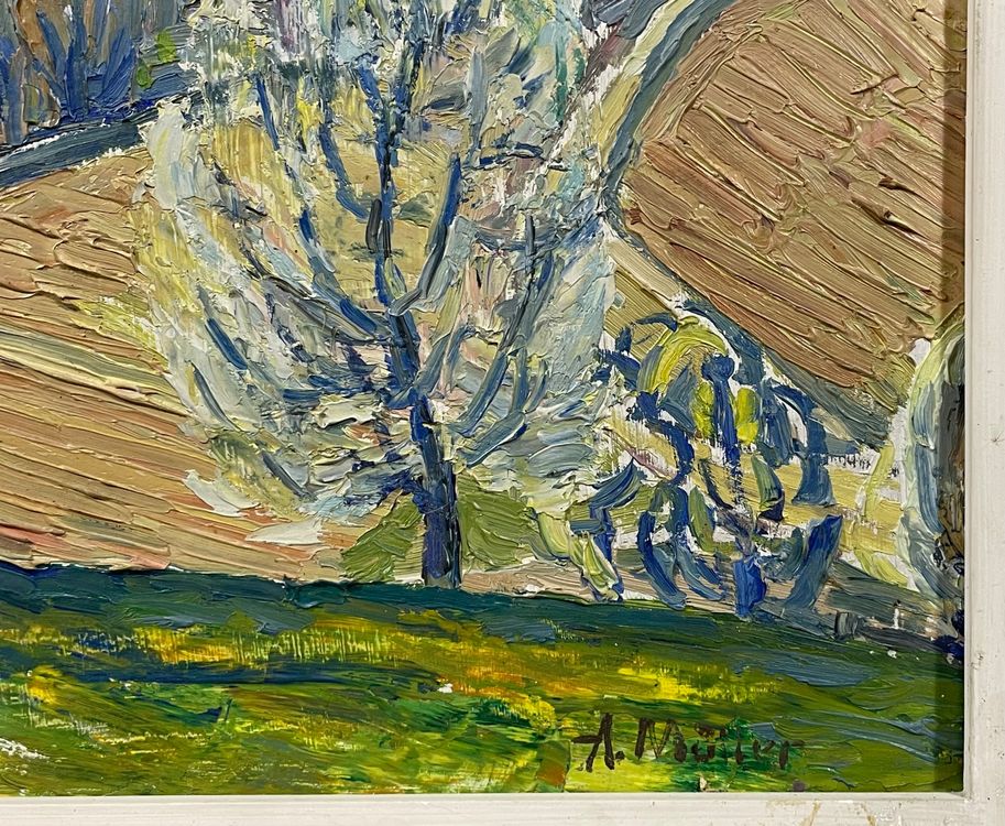 A. Müller (XX) Landschaft Gemälde | Kaufen auf Ricardo