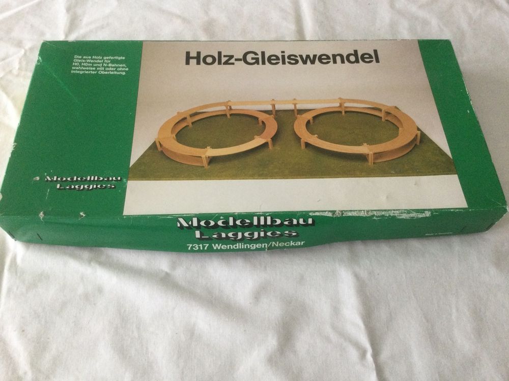 LAGGIES Holz-Gleiswendel Nr. 19231, Modellbau, HO (Gebraucht) in ...