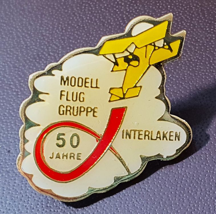 S394 - Pin 50 Jahre Modellflug Gruppe Interlaken 1944 - 1994 (Gebraucht) in Reinach BL für CHF 2 ...
