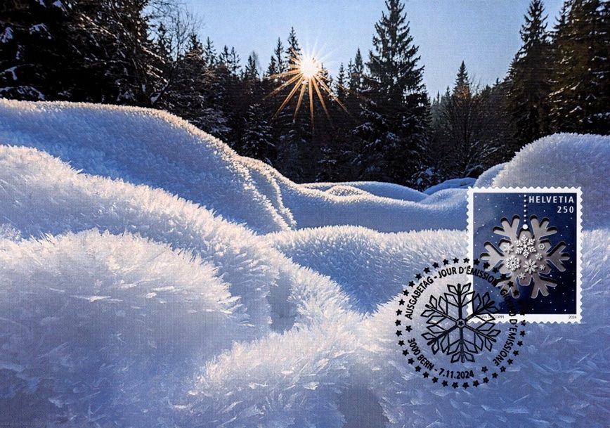 Maximumkarte Weihnachten 2024 - Schneekristall (Neu (gemäss Beschreibung)) in Dottikon für CHF 5 ...