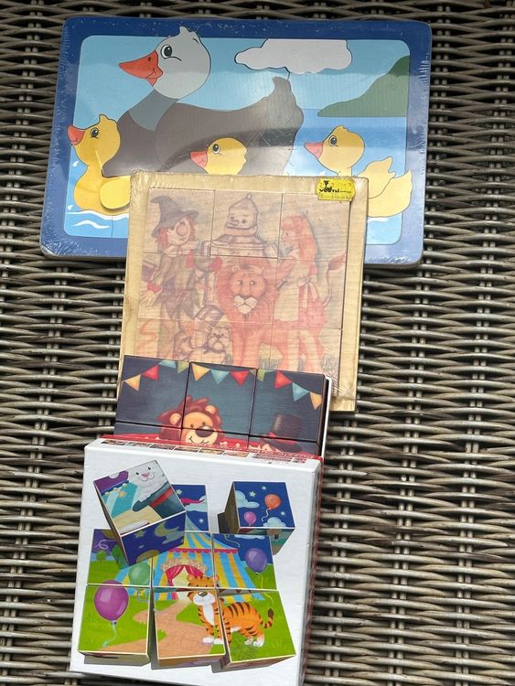 3 Holzpuzzles kinderpuzzle Kinder Puzzle (Neu (gemäss Beschreibung)) in ...