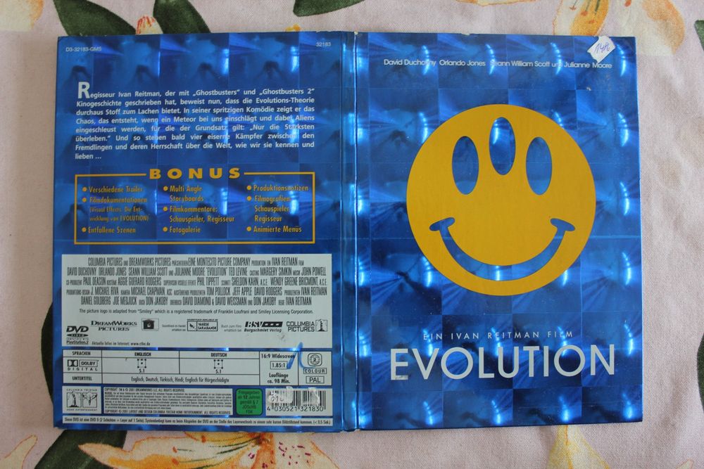 EVOLUTION (David Duchovny, Julianne Moore) DVD ( 1486) (Gebraucht) in ...