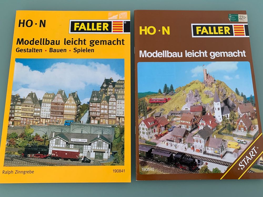 FALLER HO - N 2x "Modellbau leicht gemacht" (Neu (gemäss Beschreibung ...