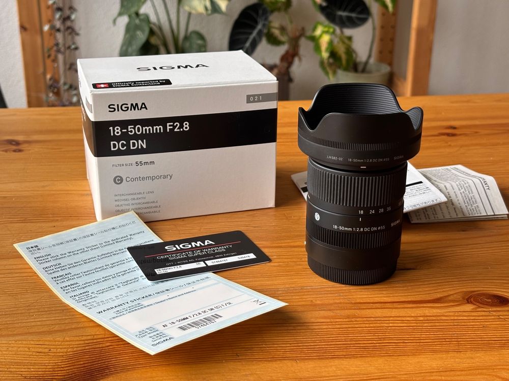Sigma 18-50mm 1:2.8 DC DN Sony E E-Mount, wie neu! (Gebraucht) in Igis ...