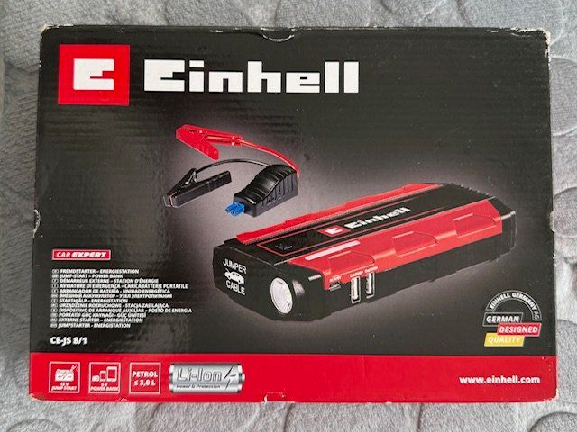 Einhell Power Bank CE-JS 8/1, Autobatterie-Ladegerät, NEU (Neu und ...