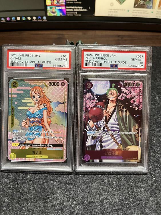 One Piece 2nd Anniversary Promo - Zoro & Nami PSA 10 JPN (Neu (gemäss ...