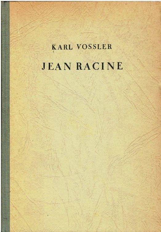 Jean Racine Karl Vossler | Kaufen auf Ricardo
