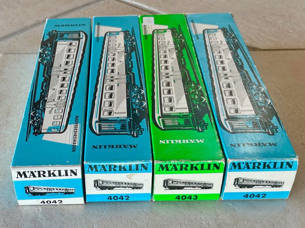 Märklin 4042 4043 Silberlinge von 1966 (Gebraucht) in Bleiken für CHF ...