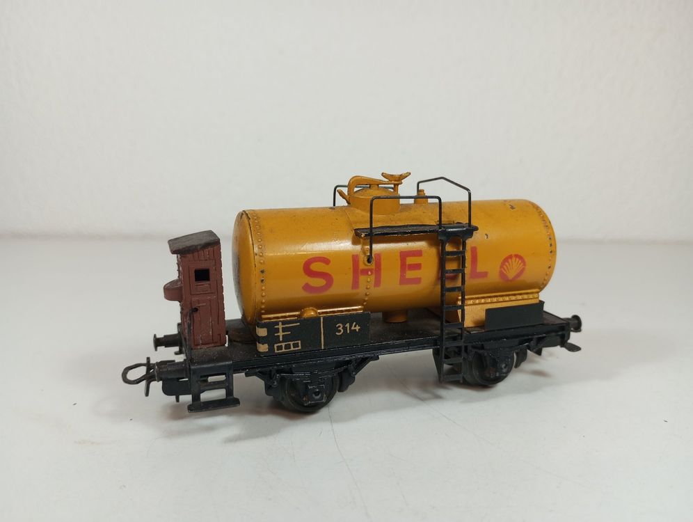 Märklin H0: 314 "Shell" Kesselwagen / wagon-citerne (Gebraucht) in ...