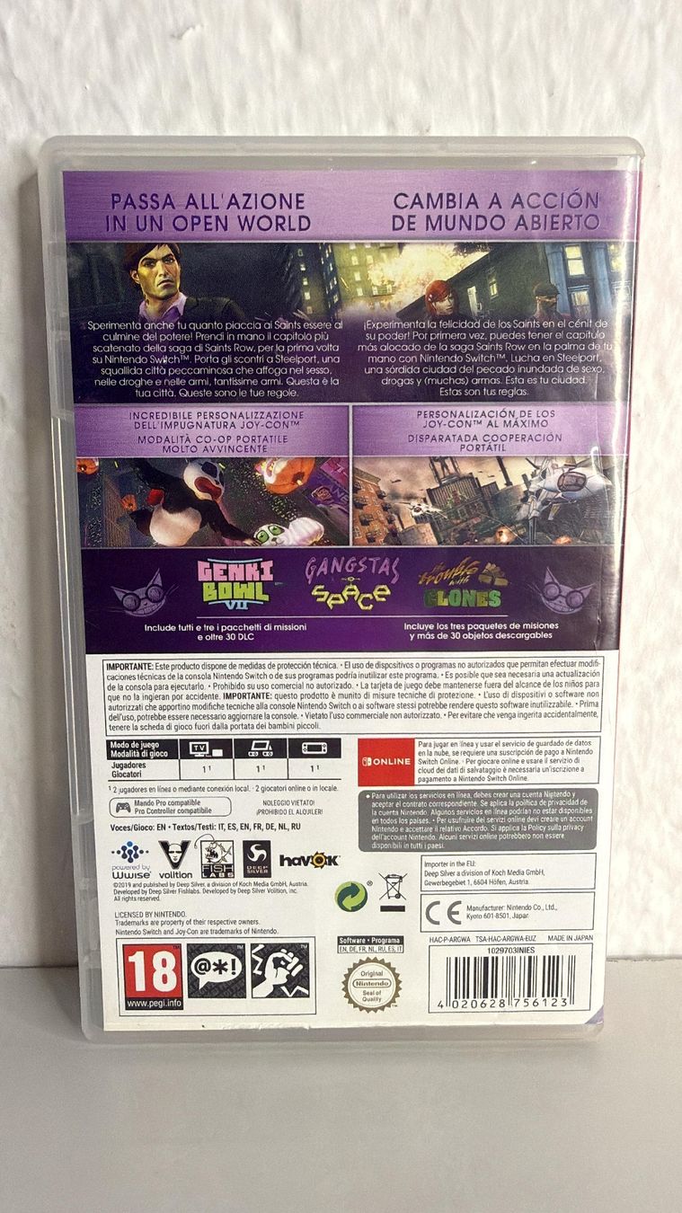 Saints Row: The Third - The Full Package - Nintendo Switch (Gebraucht ...